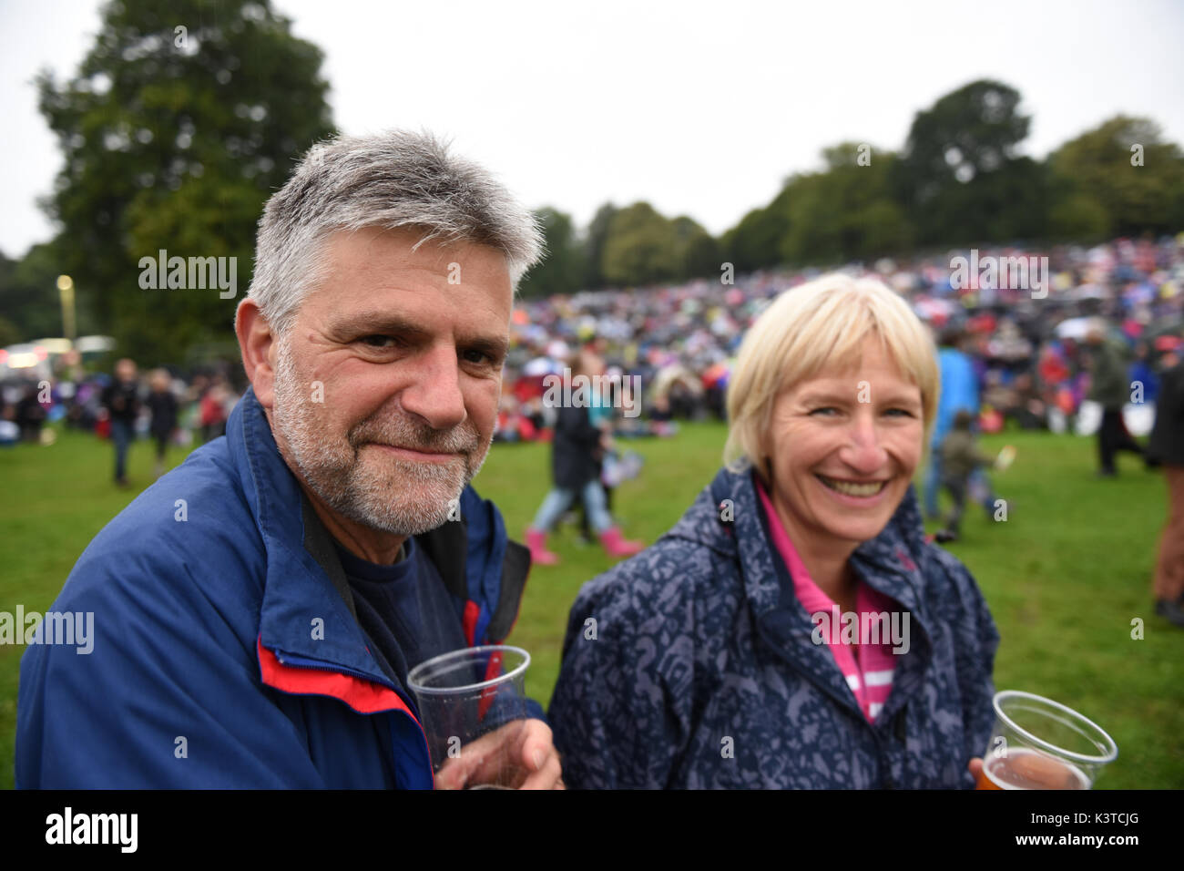 Derby, UK. 3rd Sep, 2017. The Hannells Darley Park Concert, Joe Clark ...