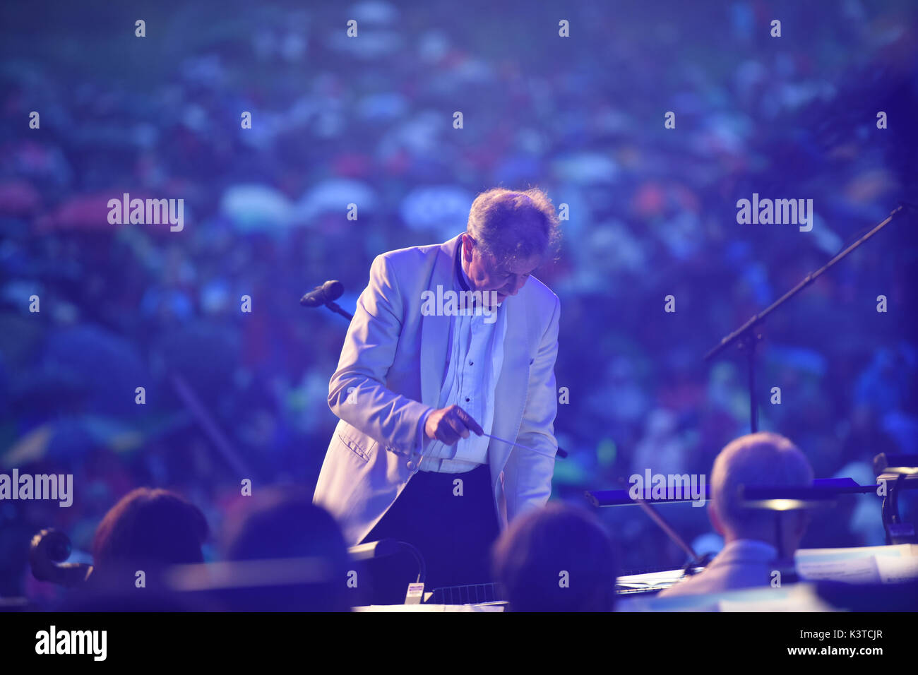 Derby, UK. 3rd Sep, 2017. The Hannells Darley Park Concert, Joe Clark ...