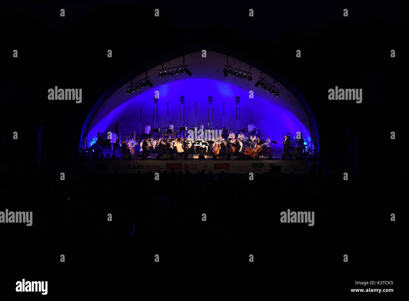 Derby, UK. 3rd Sep, 2017. The Hannells Darley Park Concert, Joe Clark ...