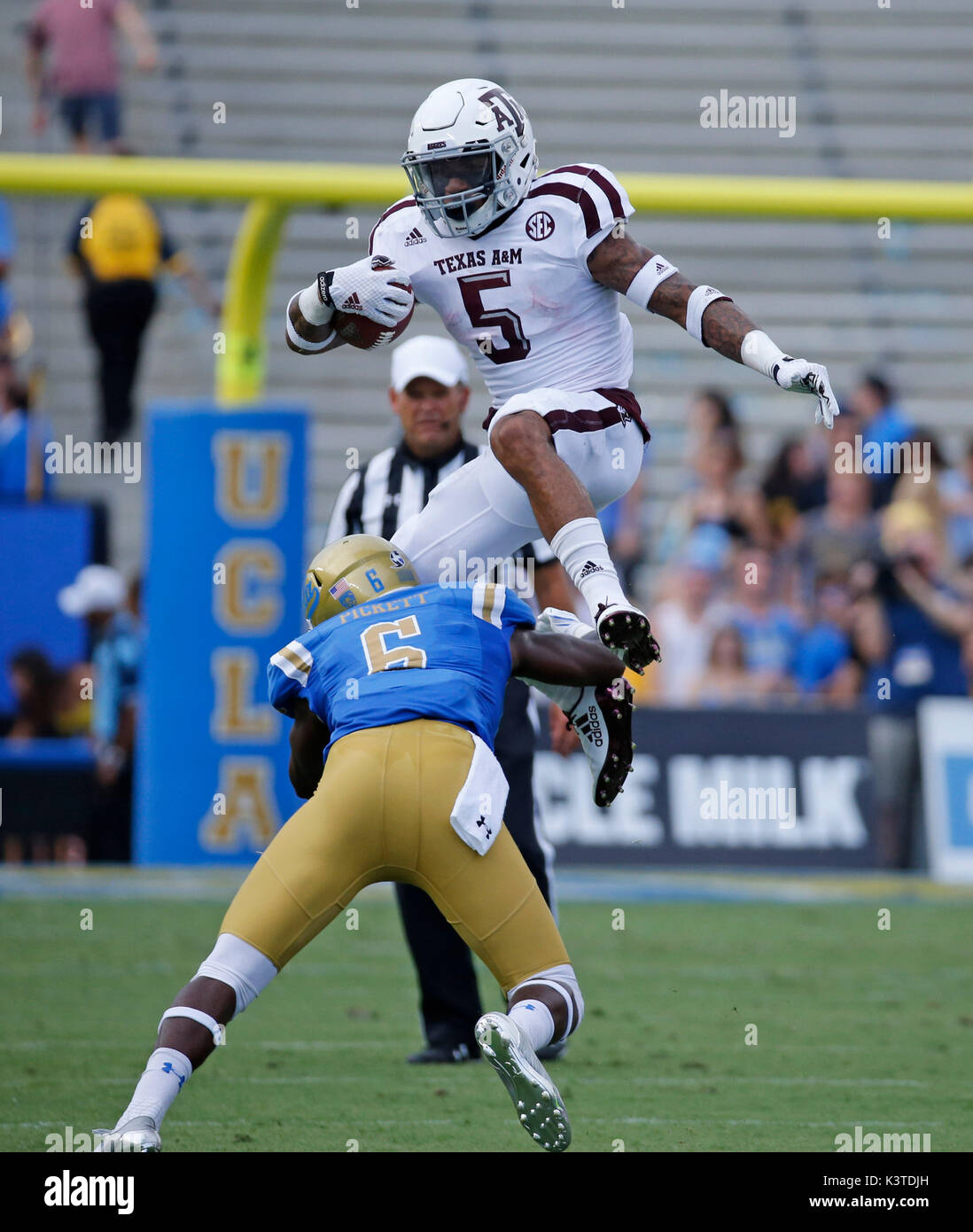 September 03, 2017 Texas A&M Aggies running back Trayveon Williams #5 ...