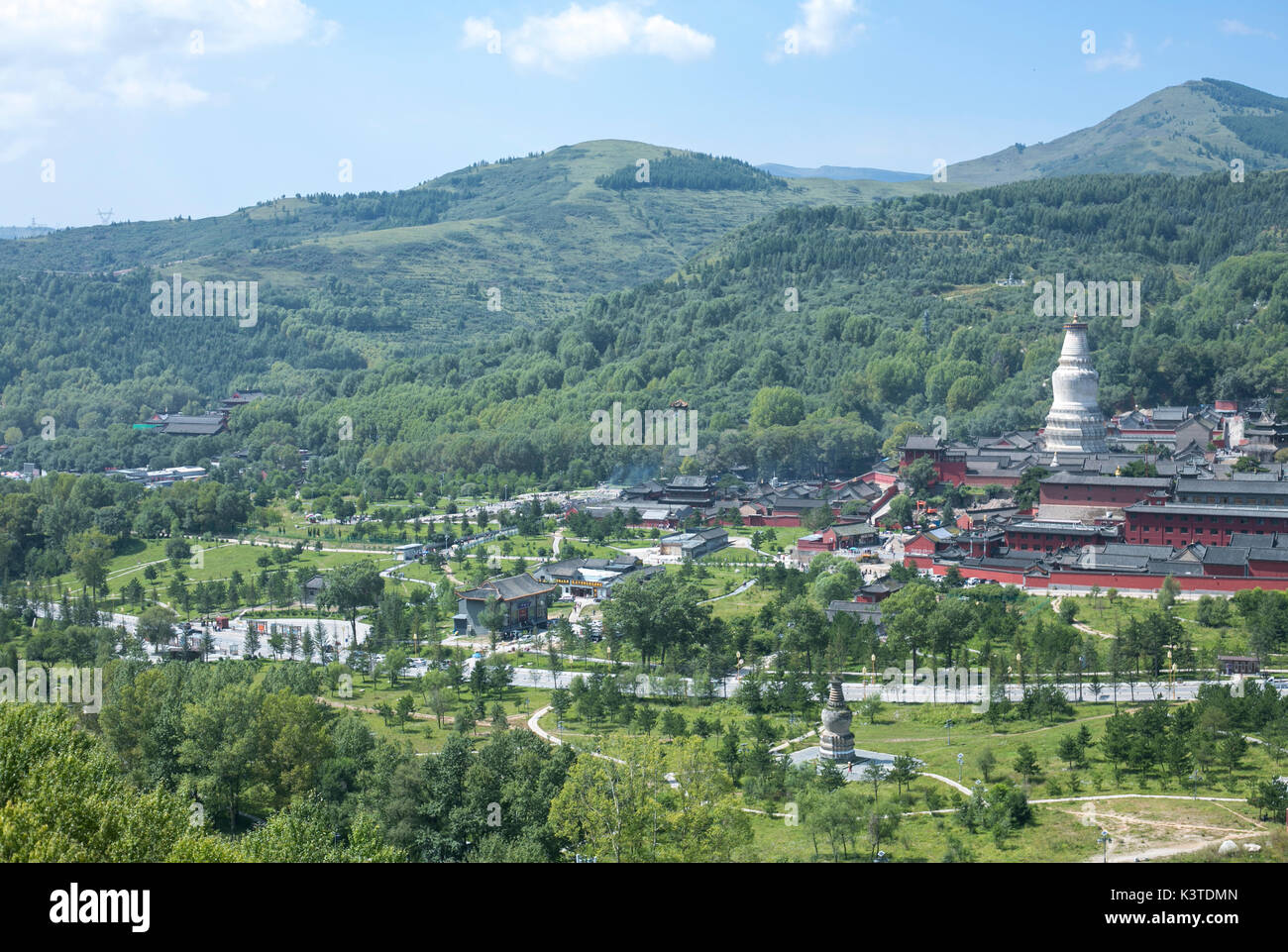 Mount Wutai. 2nd Sep, 2017. Photo taken on Sept. 2, 2017 shows an ...