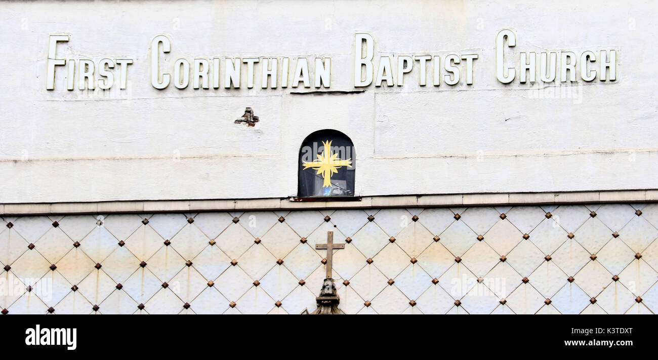 New York, New York, USA. 3rd Sep, 2017. A view of First Corinthian ...