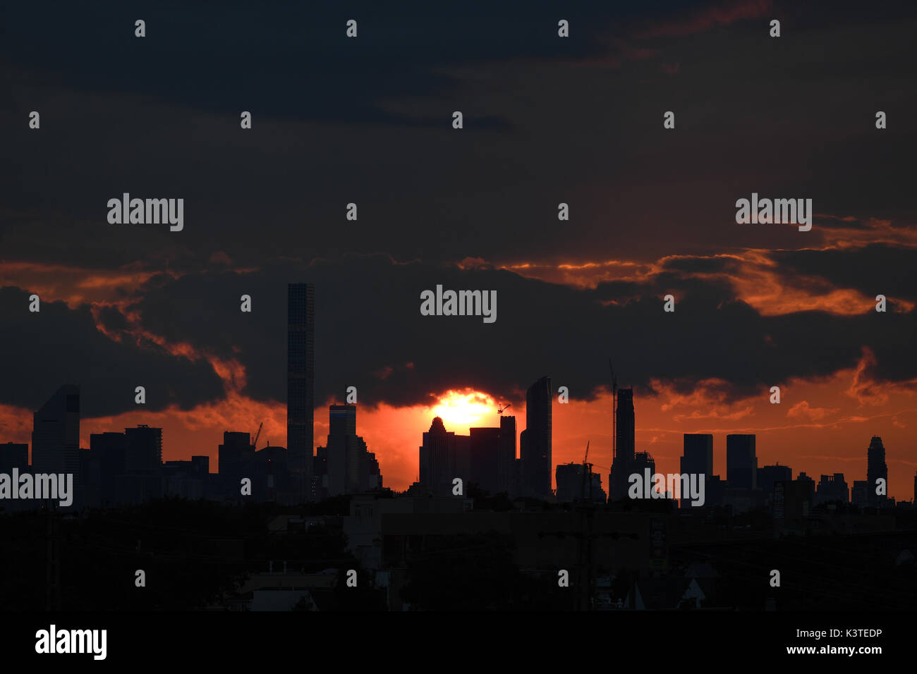 Arthur ashe stadium sunset hi-res stock photography and images - Alamy