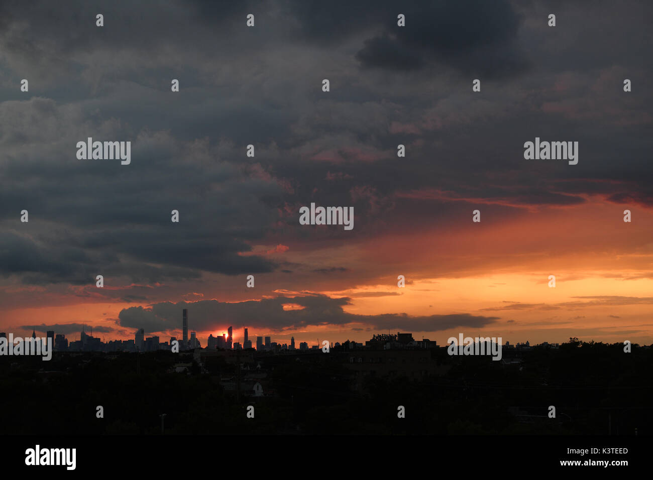 Arthur ashe stadium sunset hi-res stock photography and images - Alamy