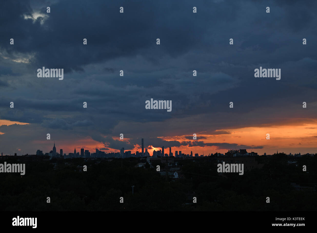 Arthur ashe stadium sunset hi-res stock photography and images - Alamy