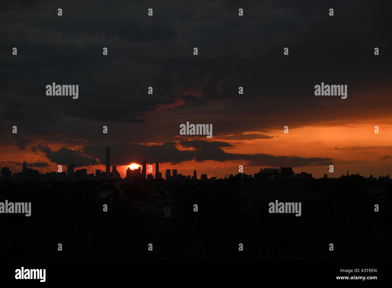 Arthur ashe stadium sunset hi-res stock photography and images - Alamy