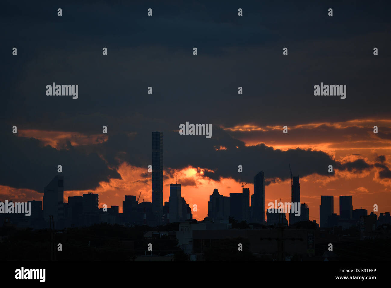 Arthur ashe stadium sunset hi-res stock photography and images - Alamy