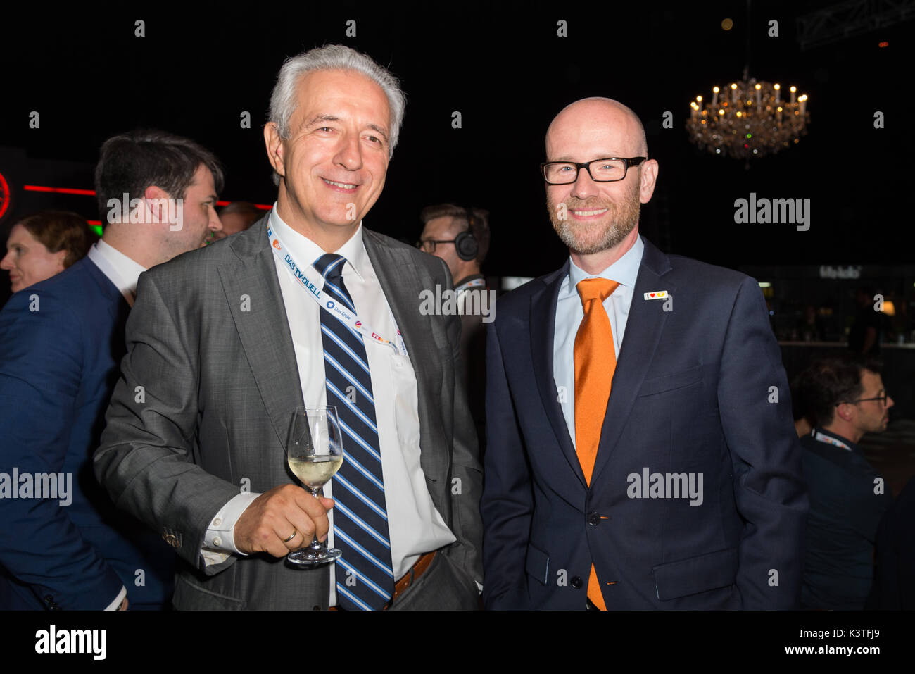 Berlin, Germany. 03rd Sep, 2017. Peter Ramsauer with Peter Tauber ...