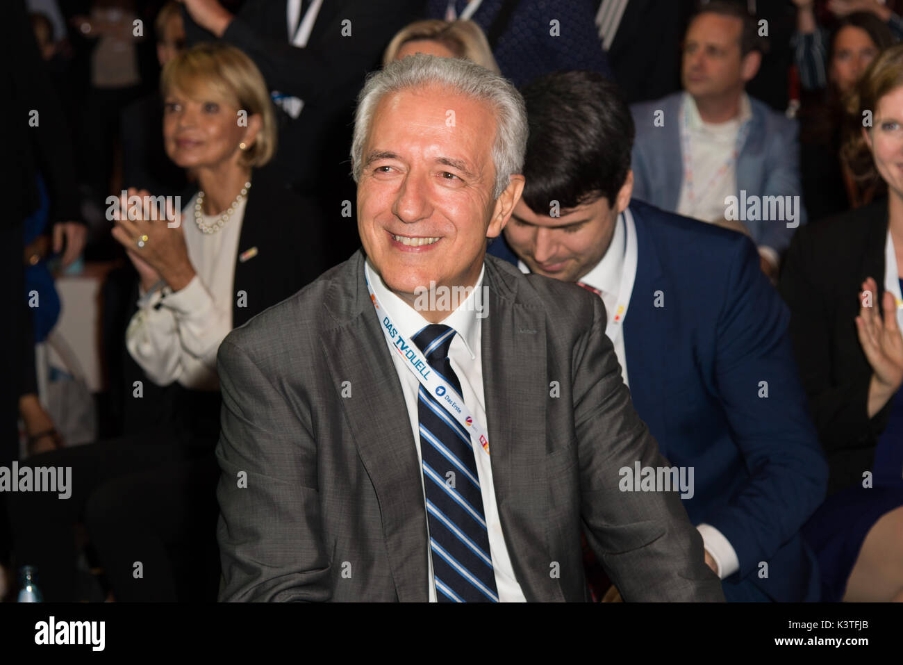 Berlin, Germany. 03rd Sep, 2017. Peter Ramsauer during TV - election ...