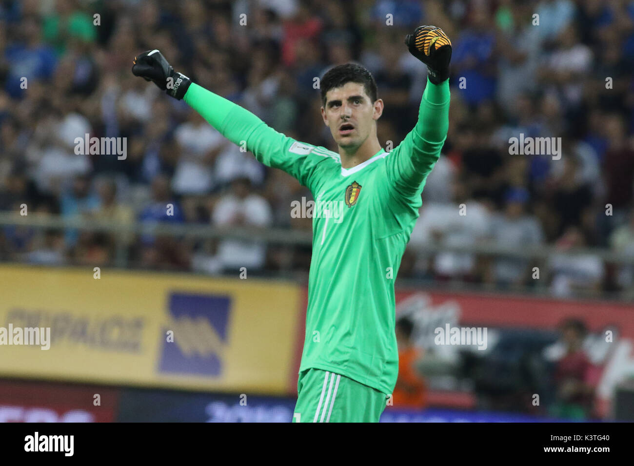 Goalkeeper thibaut courtois hi-res stock photography and images - Alamy