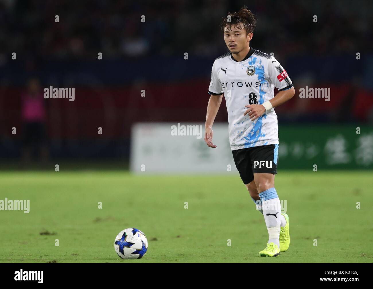 Tokyo, Japan. 3rd Sep, 2017. Hiroyuki Abe (Frontale) Football/Soccer ...