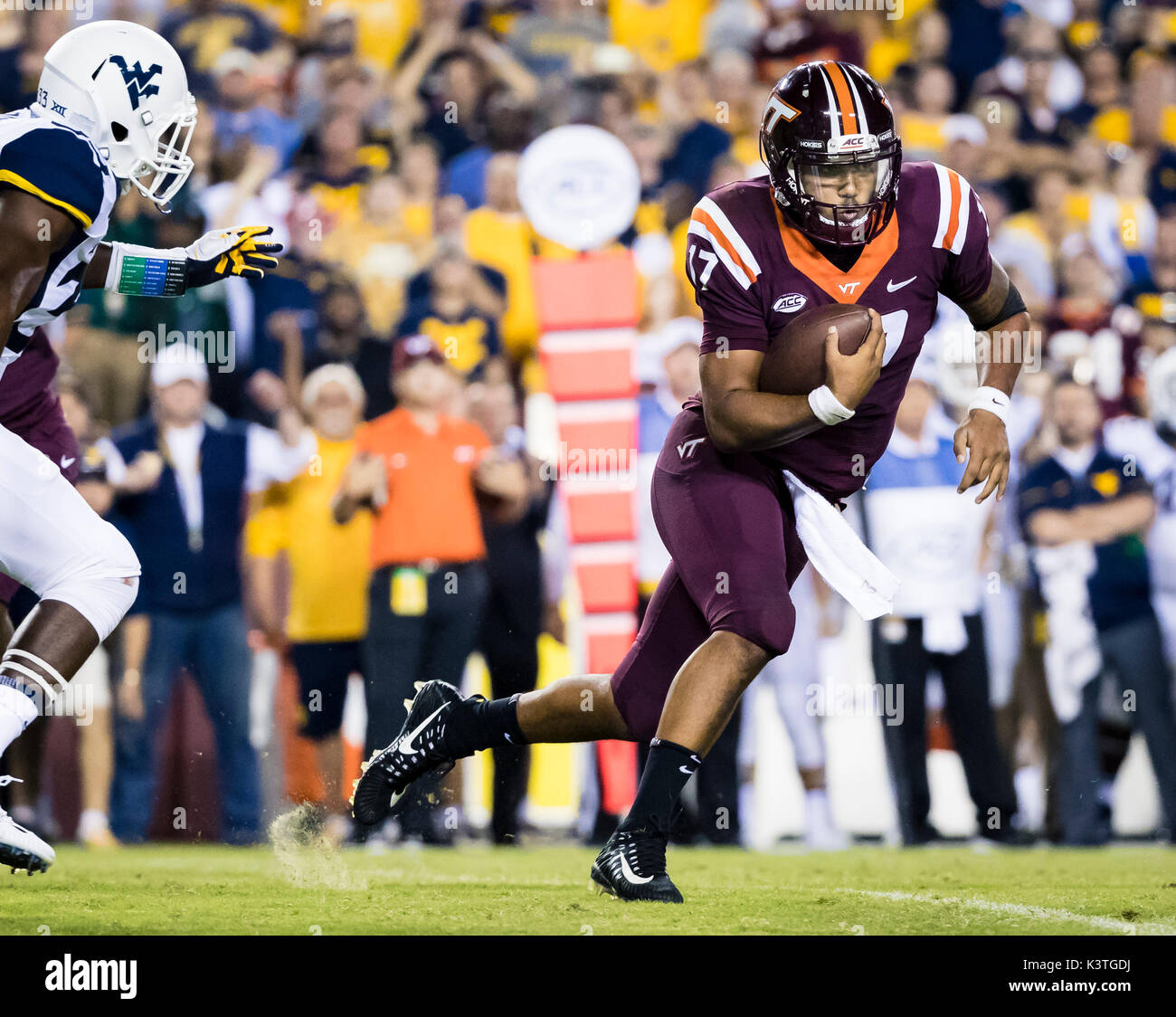 Landover, Maryland, USA. 03rd Sep, 2017. Virginia Tech Hokies ...