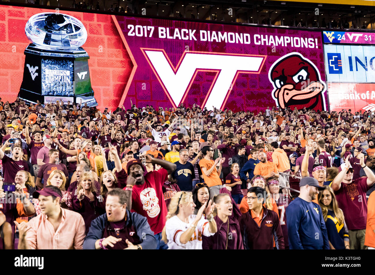 Virginia tech fans hi-res stock photography and images - Alamy