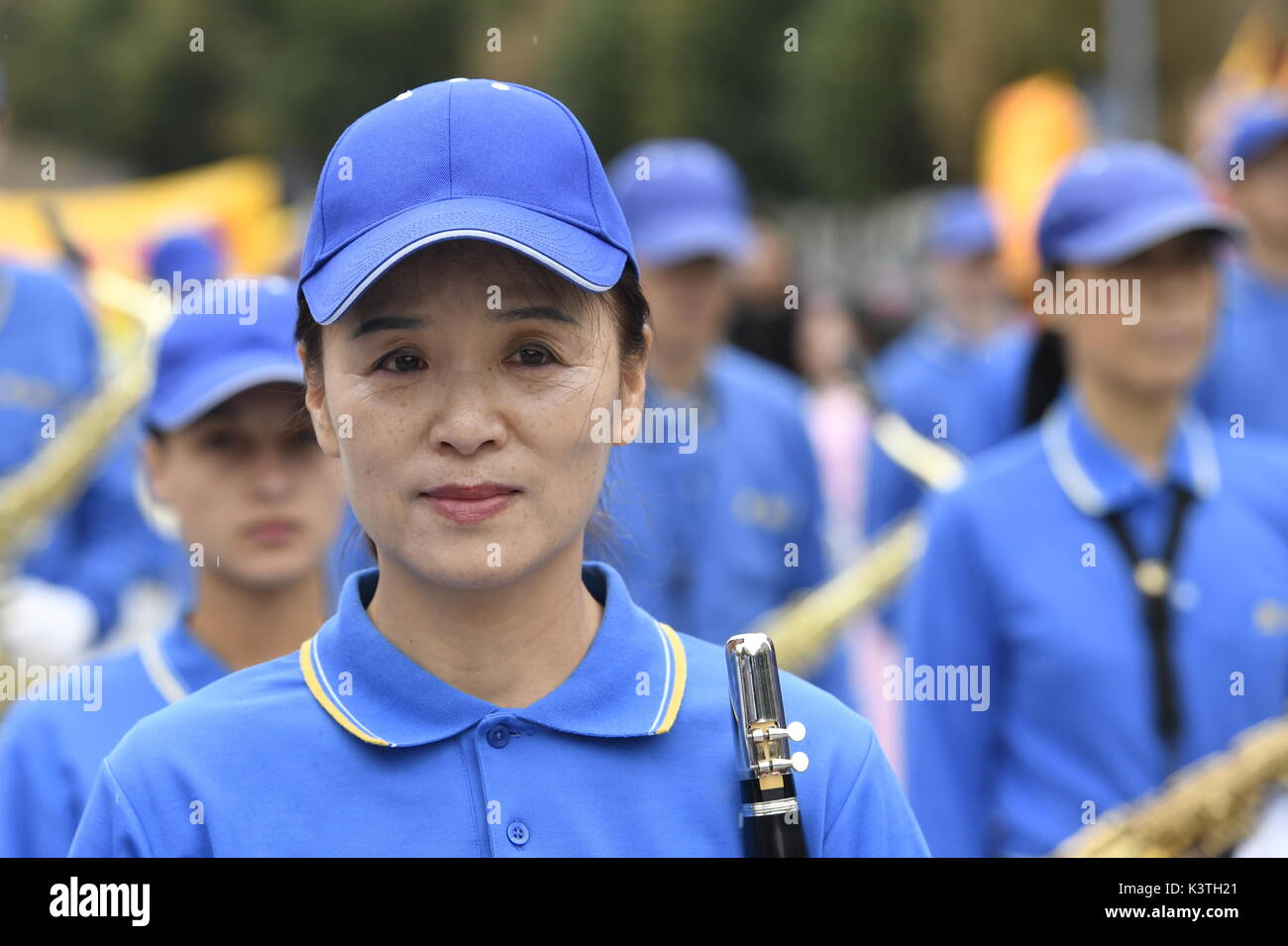 Prague, Czech Republic. 02nd Sep, 2017. The march of Tian Guo Marching ...