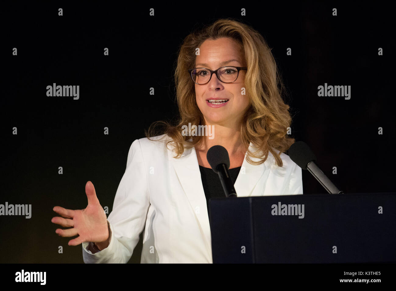 Hamburg, Germany. 4th Sep, 2017. Carola Veit (SPD), President of the ...