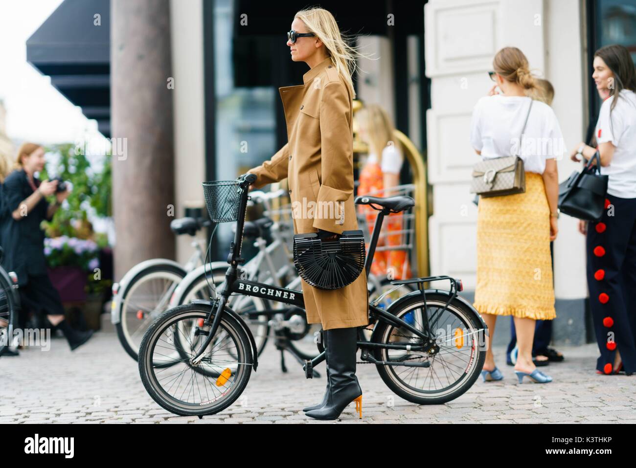 Copenhagen, Denmark. 08th Aug, 2017. Celine Aagaard posing outside the ...