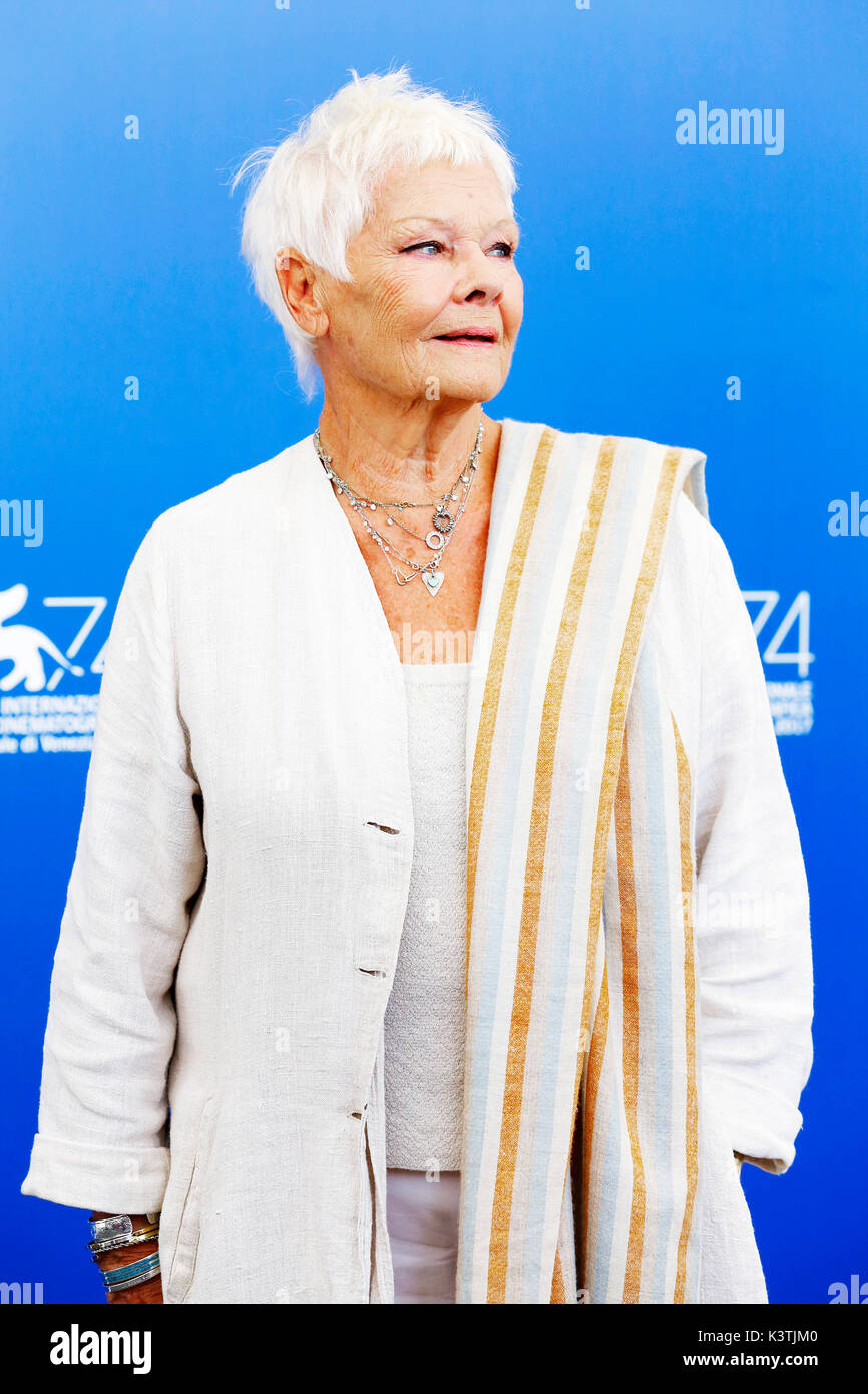 Venice, Italy. 03rd Sep, 2017. Judi Dench attends the 'Victoria & Abdul ...