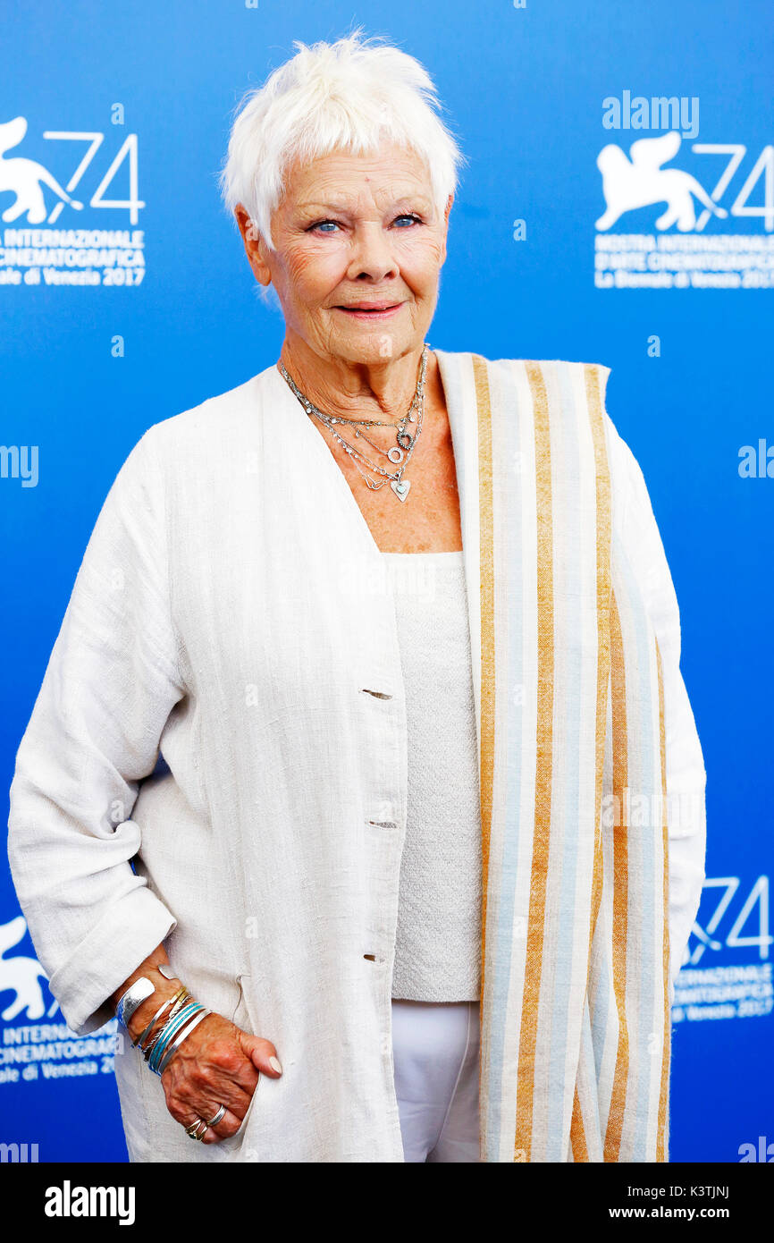 Venice, Italy. 03rd Sep, 2017. Judi Dench attends the 'Victoria & Abdul ...