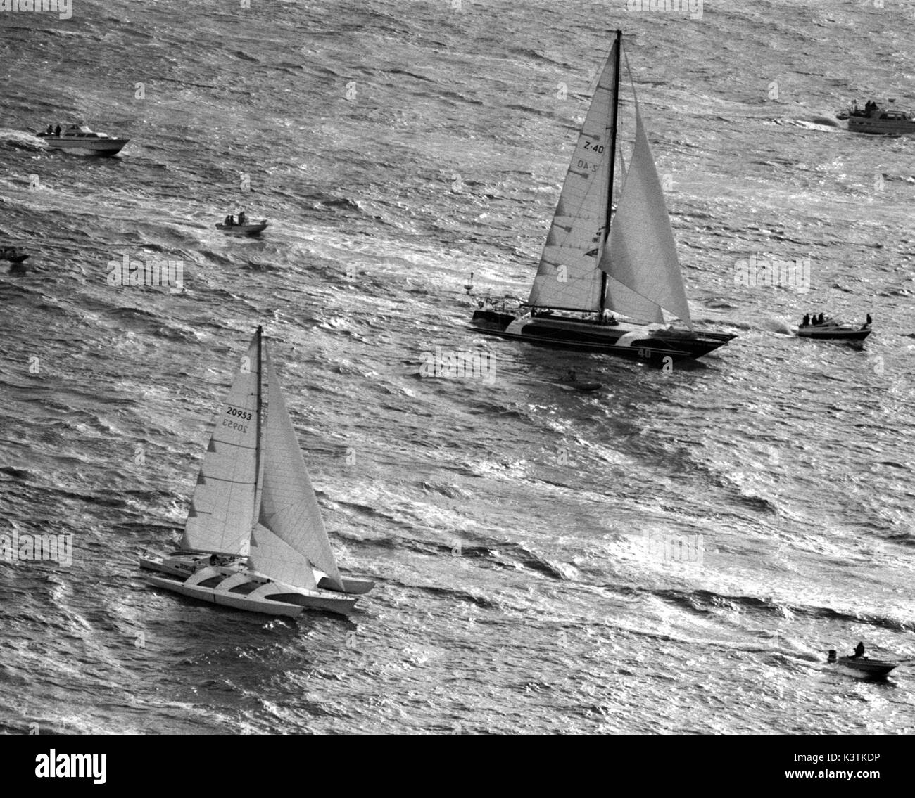 First single handed ocean yacht race hi-res stock photography and ...