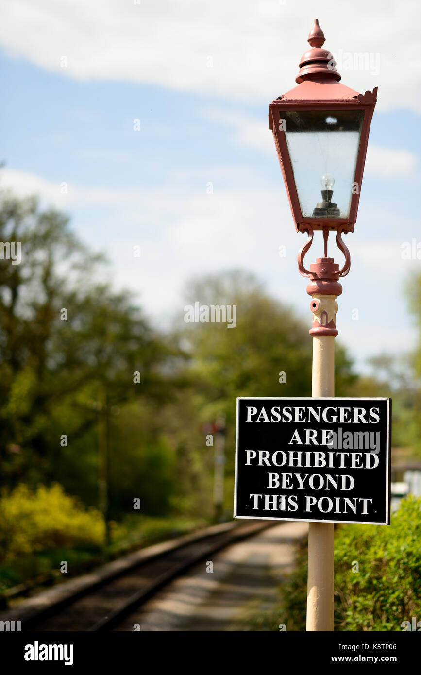 No Trespassing Railway High Resolution Stock Photography and Images - Alamy