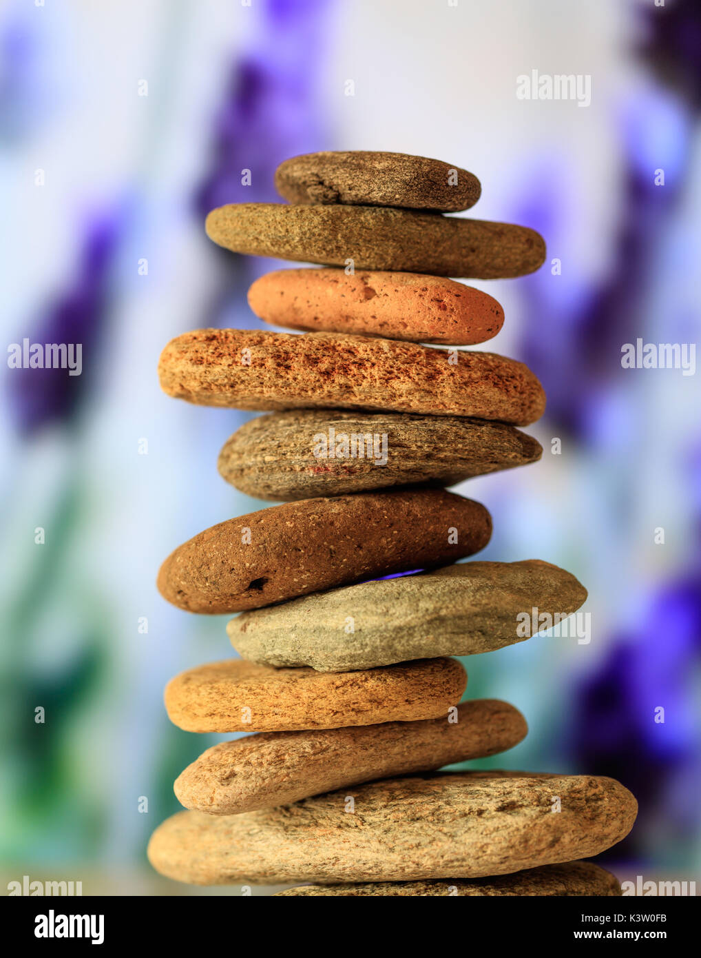 Abstract meditation stones hi-res stock photography and images - Alamy