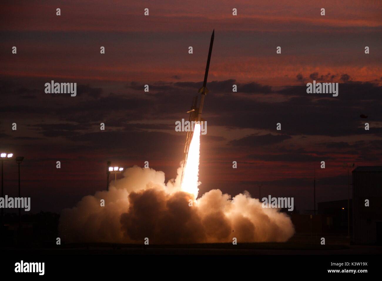 A NASA Terrier-Improved Orion suborbital sounding rocket carrying ...