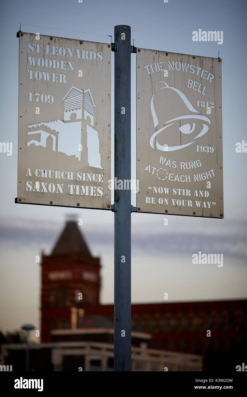 Town signs architecture hi-res stock photography and images - Alamy