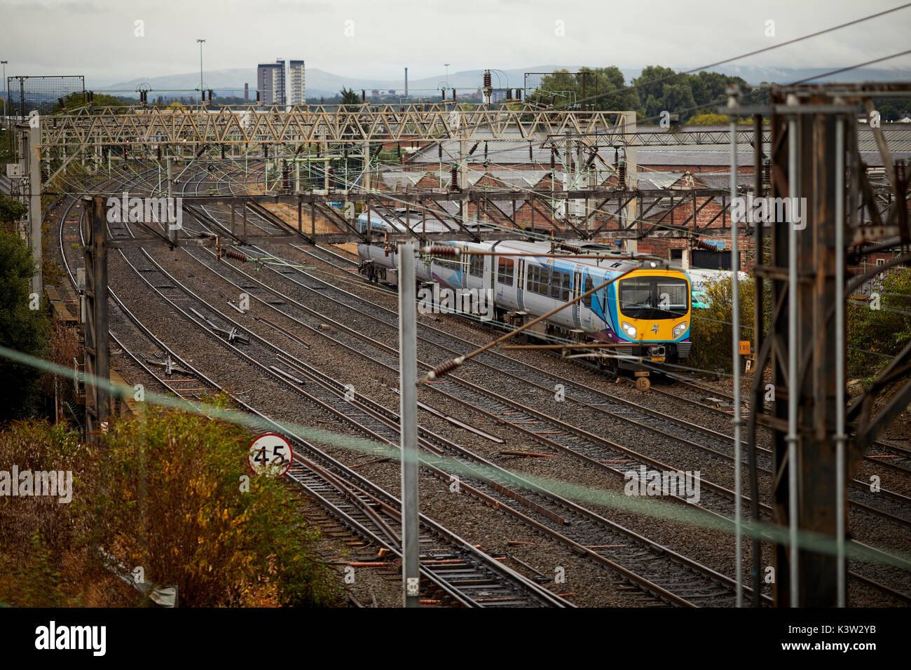 TransPennine Express franchise railway line from Ardwick leading to ...