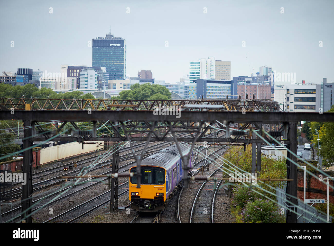 Northern British Rail Class 150 Sprinter diesel multiple units railway ...