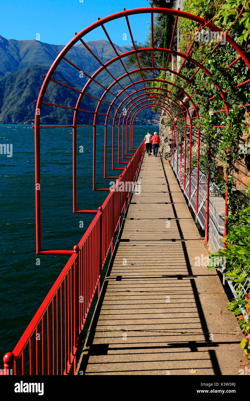 Lovers walk in varenna hi-res stock photography and images - Alamy