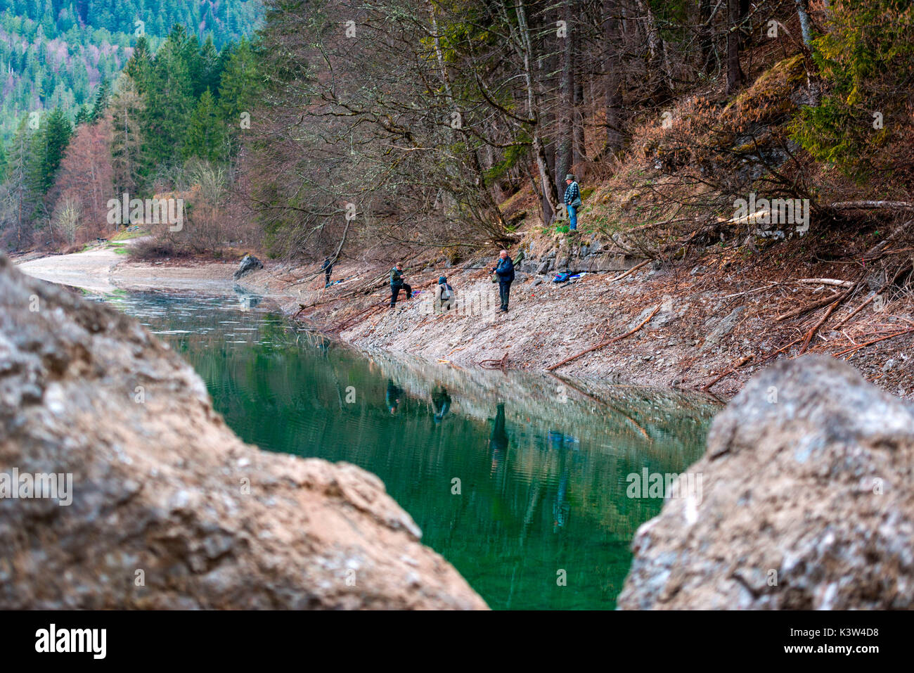 Fishermans of the tovels lake hi-res stock photography and images - Alamy