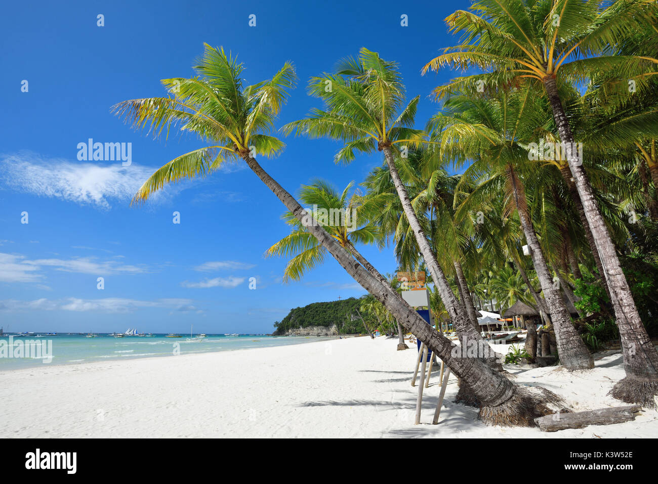 Boracay palm trees hi-res stock photography and images - Alamy