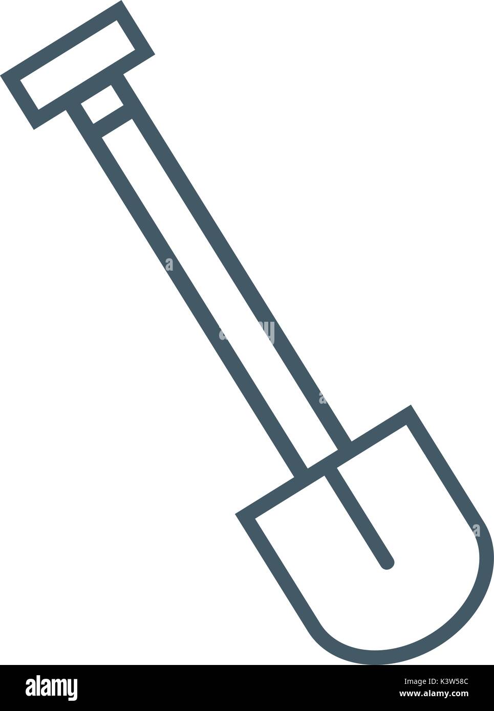 line spade equipment to industrial service repair Stock Vector Image ...