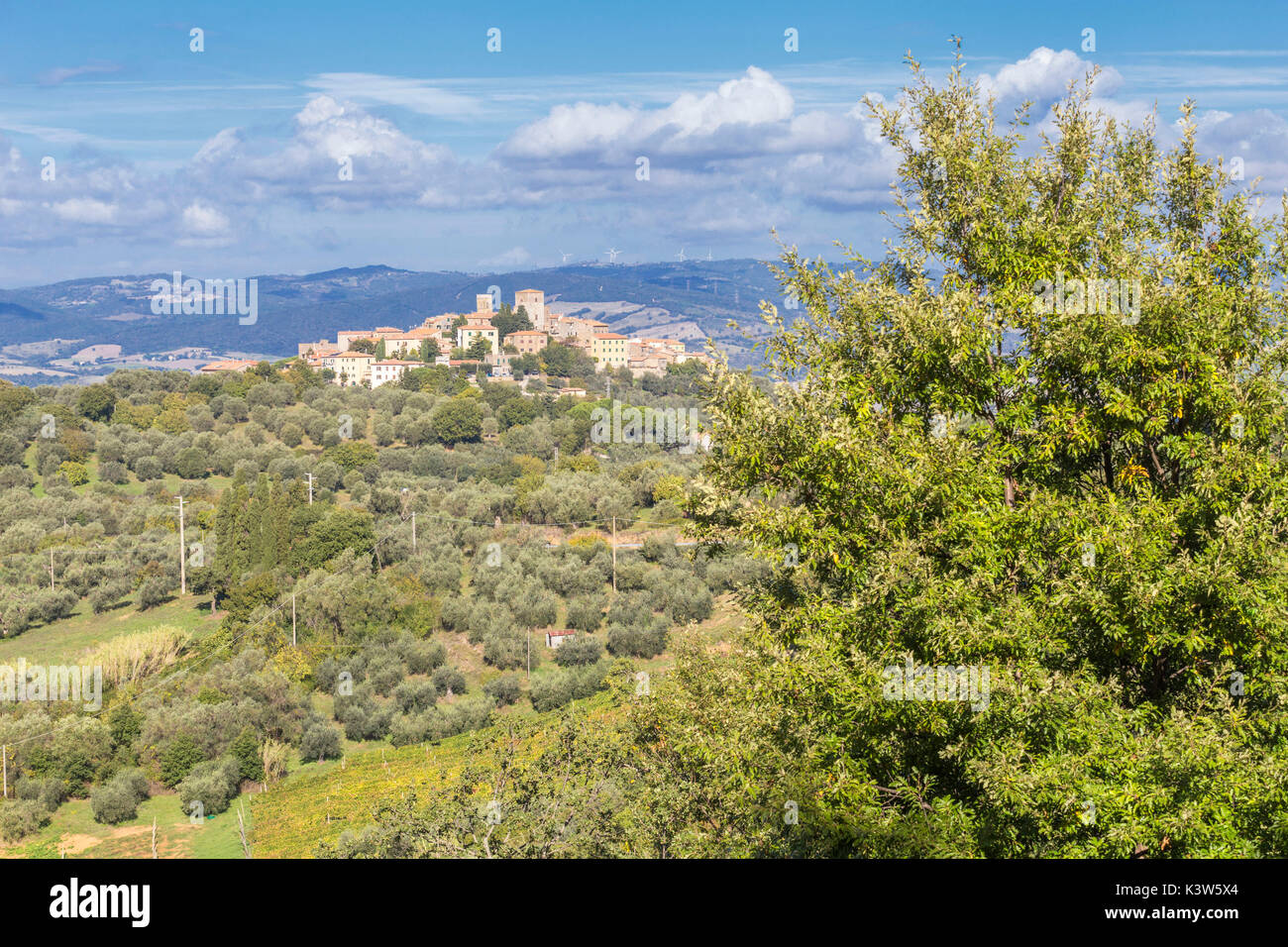 View on the small village of Montemerano. Montemerano,Manciano ...