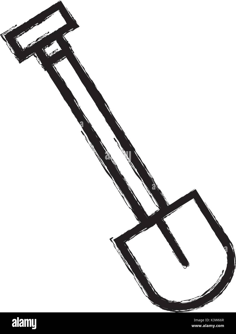 figure spade equipment to industrial service repair Stock Vector Image ...