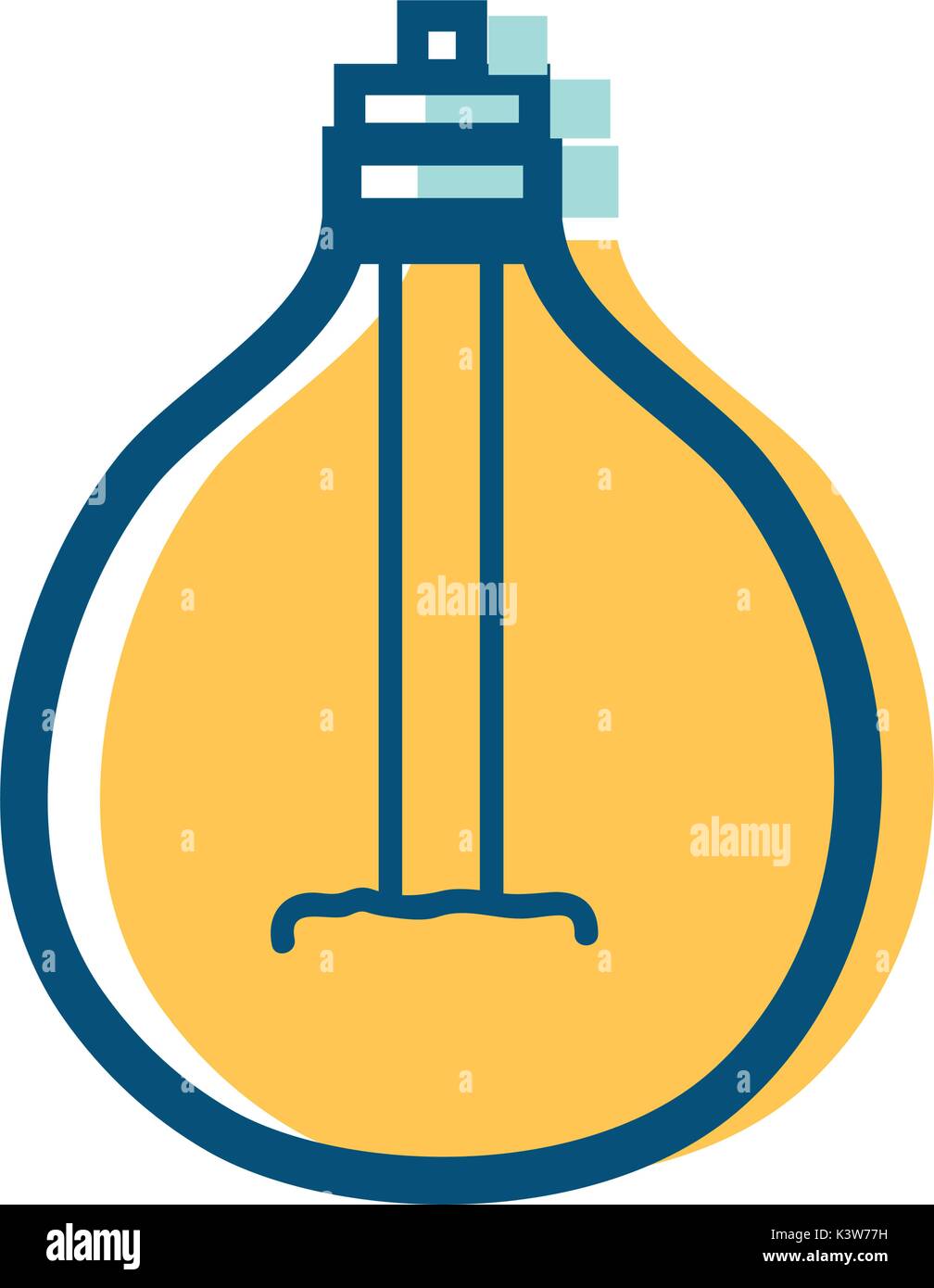 power bulb light and energy electricity Stock Vector Image & Art - Alamy