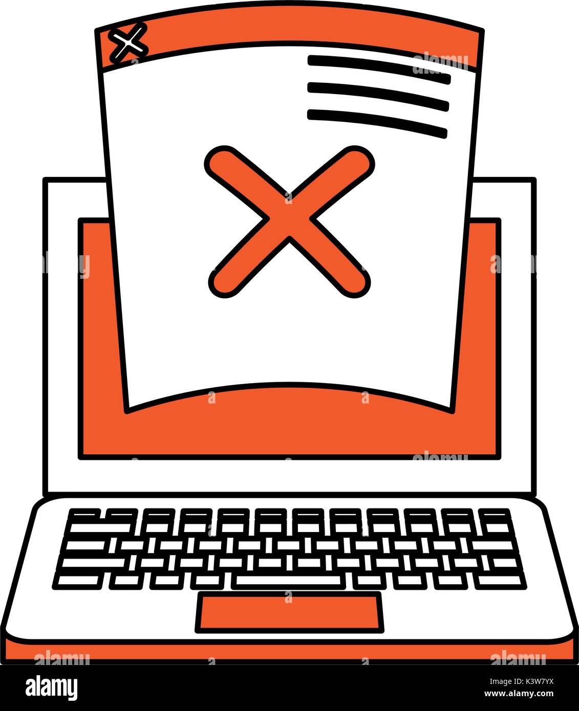 Isolated laptop design Stock Vector Image & Art - Alamy