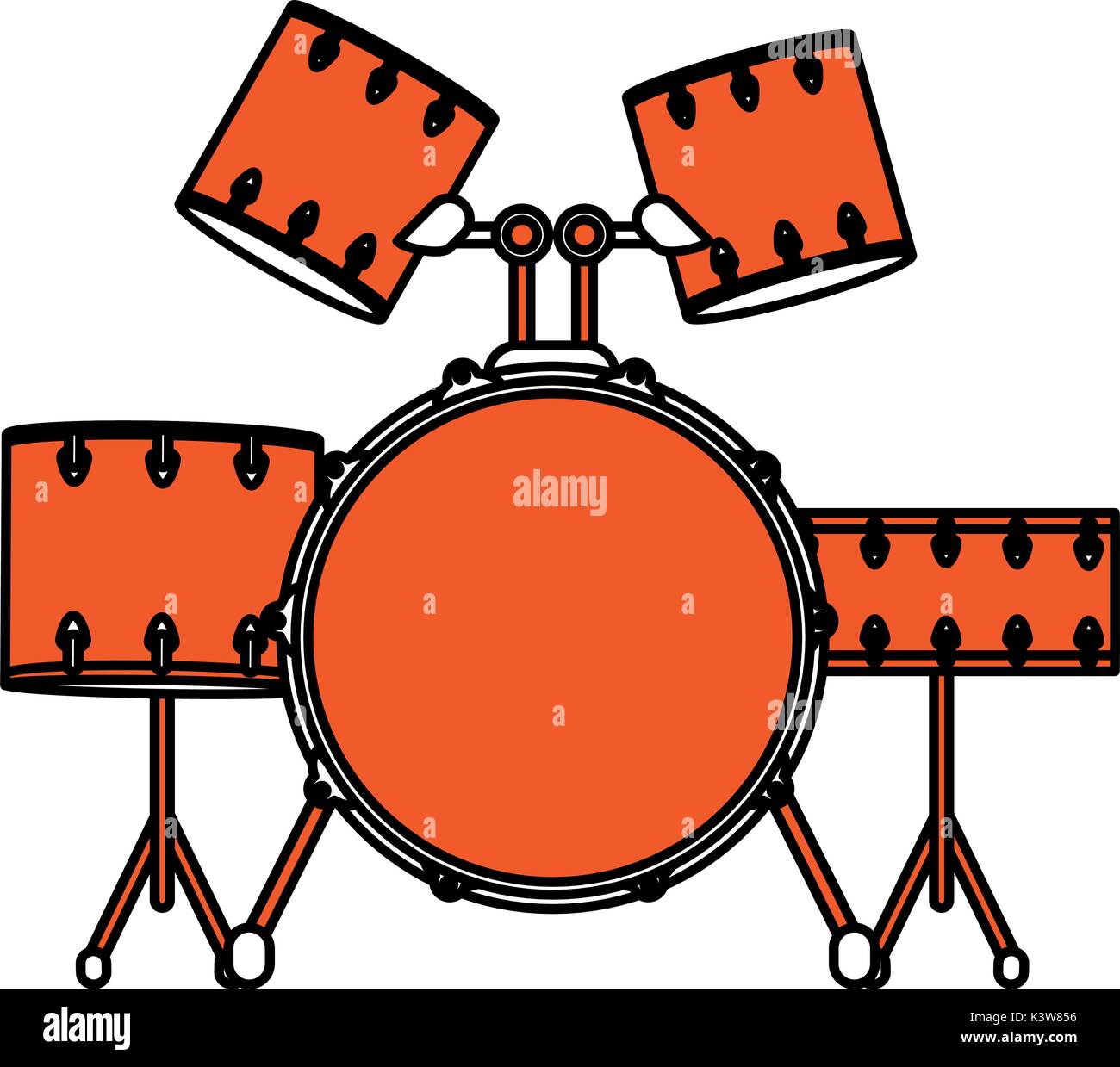 Isolated drums design Stock Vector Image & Art - Alamy