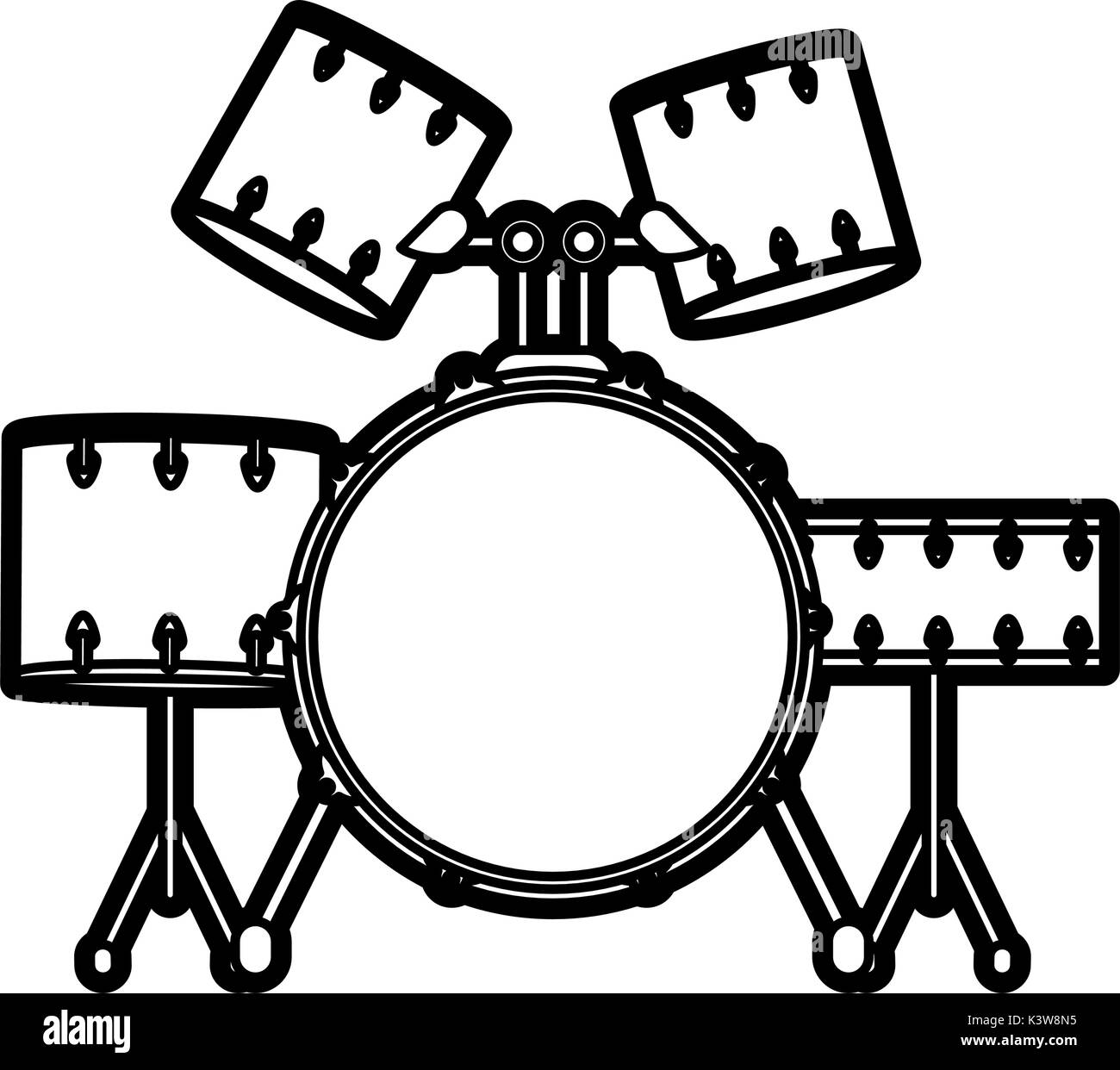 Isolated drums design Stock Vector Image & Art - Alamy