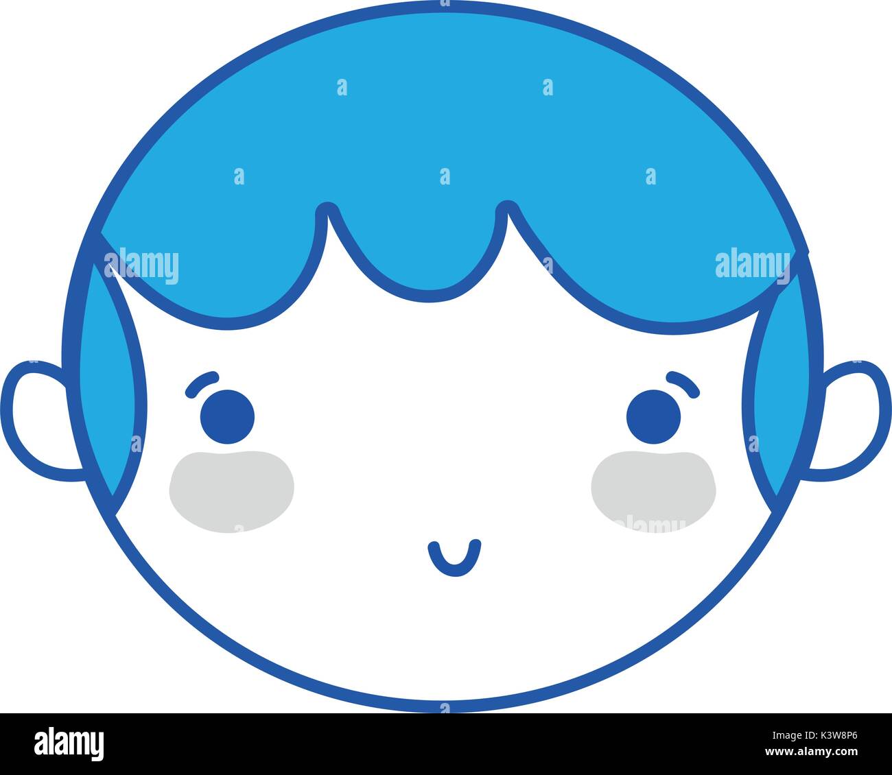 avatar boy head with hairstyle design Stock Vector Image & Art - Alamy