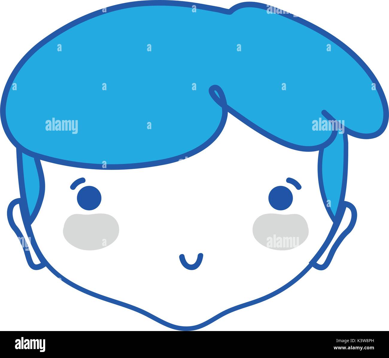 avatar boy head with hairstyle design Stock Vector Image & Art - Alamy
