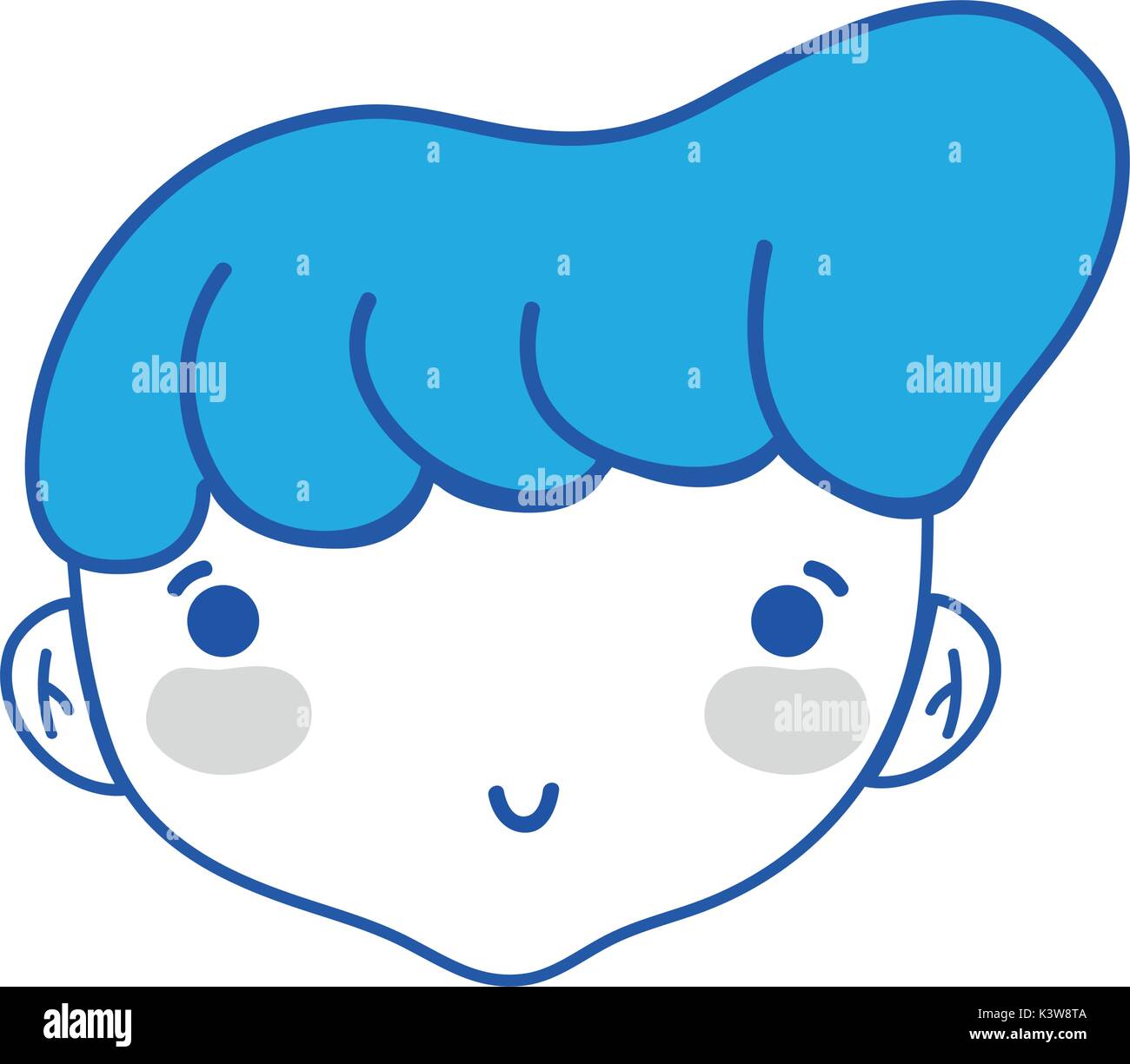 avatar boy head with hairstyle design Stock Vector Image & Art - Alamy
