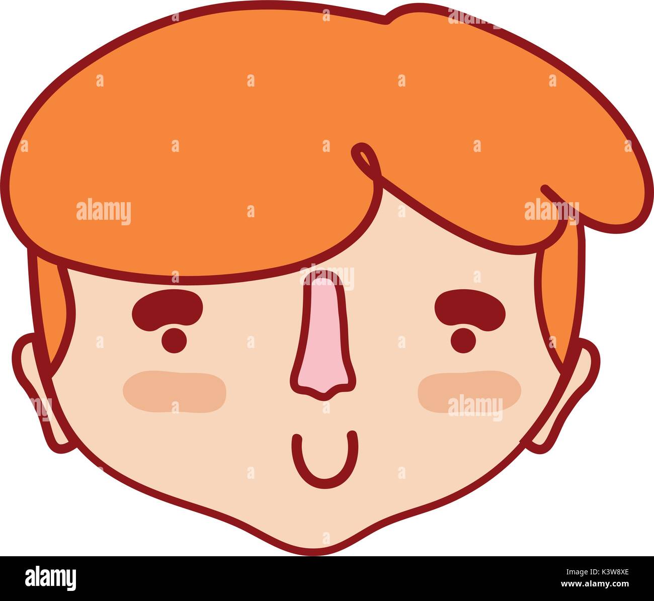 avatar boy head with hairstyle design Stock Vector Image & Art - Alamy