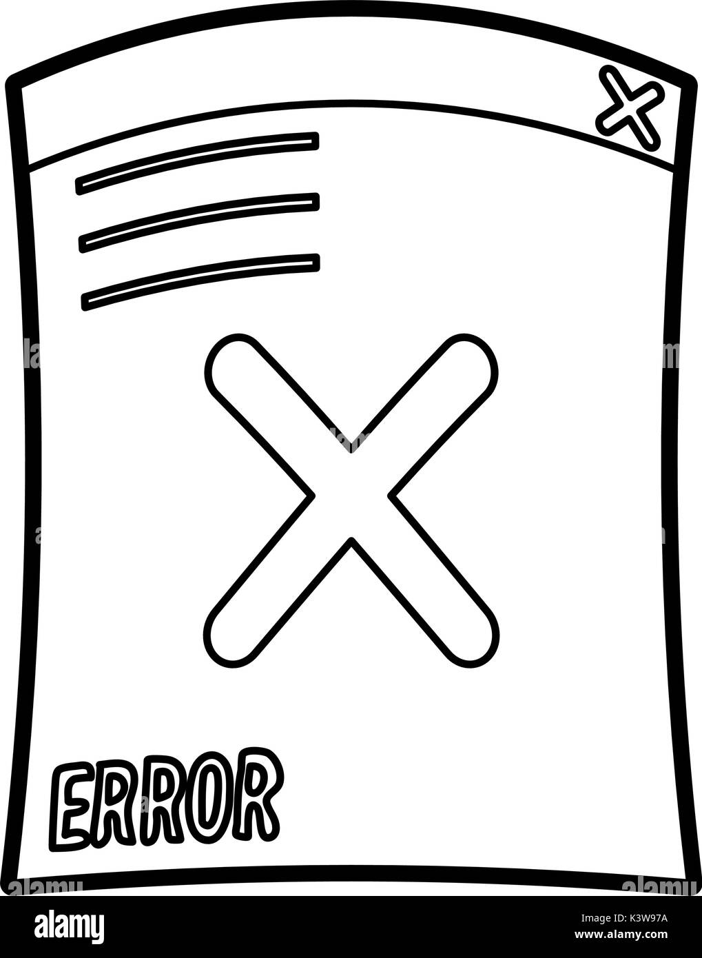 Document correction Stock Vector Images - Alamy