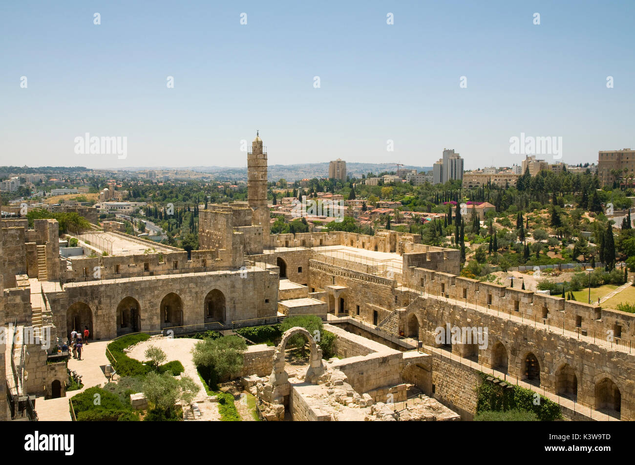 David Fortress and Museum, Jerusalem Stock Photo - Alamy