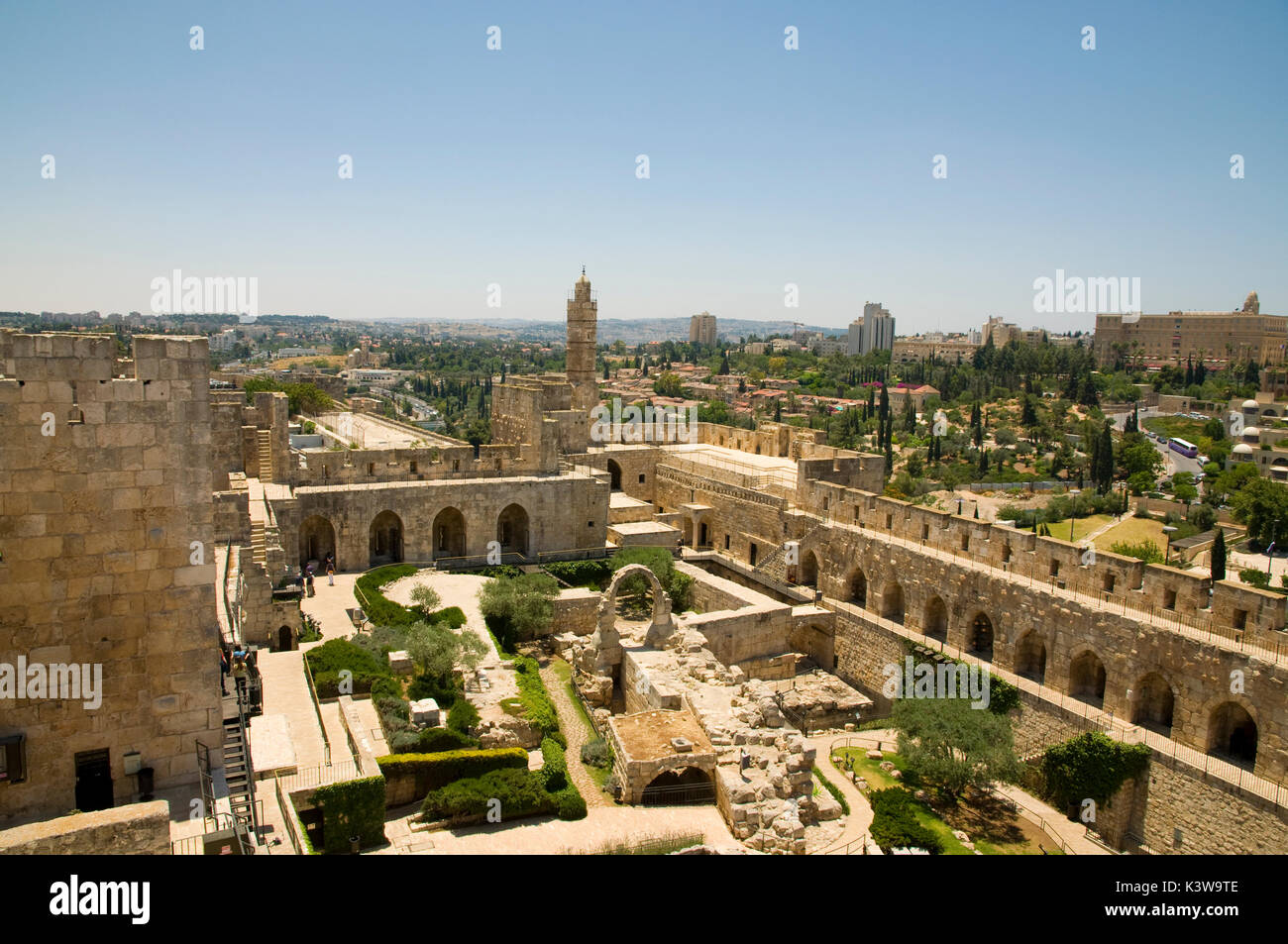 David Fortress and Museum, Jerusalem Stock Photo - Alamy