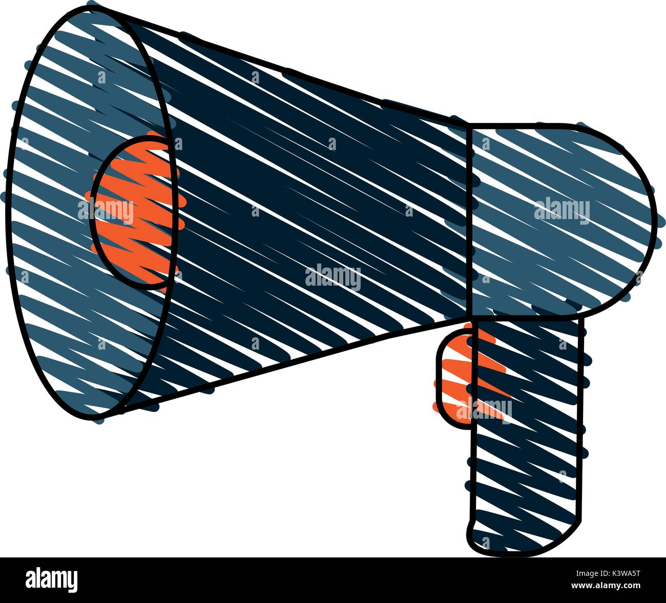Isolated megaphone design Stock Vector Image & Art - Alamy