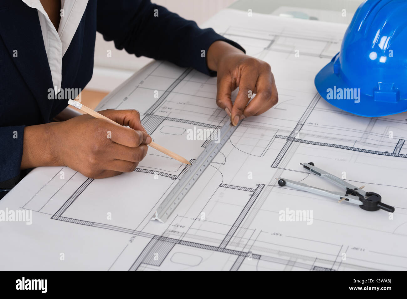 Close up drawing ruler hi-res stock photography and images - Alamy