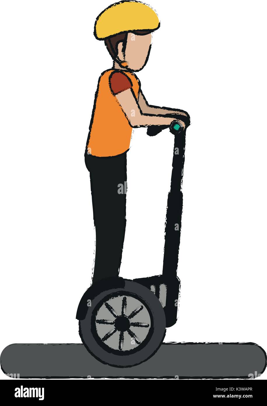 Segway helmet Stock Vector Images - Alamy