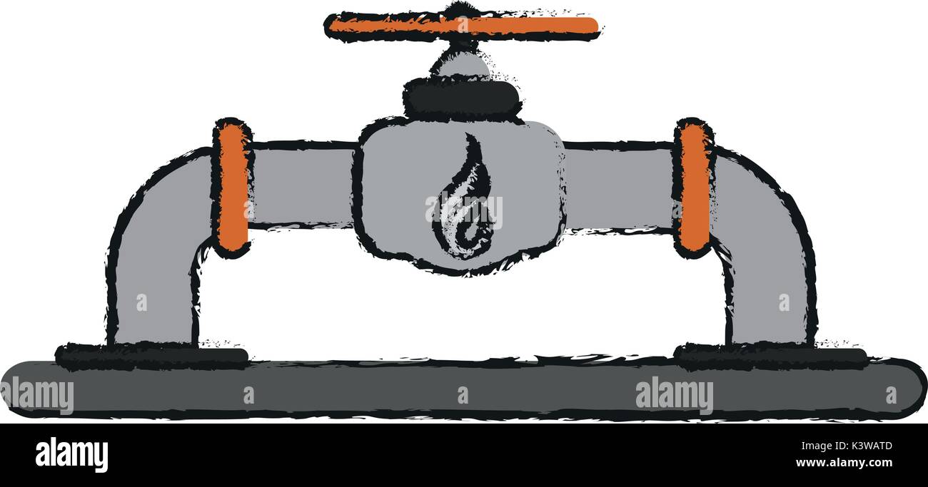 Isolated gas tap design Stock Vector Image & Art - Alamy
